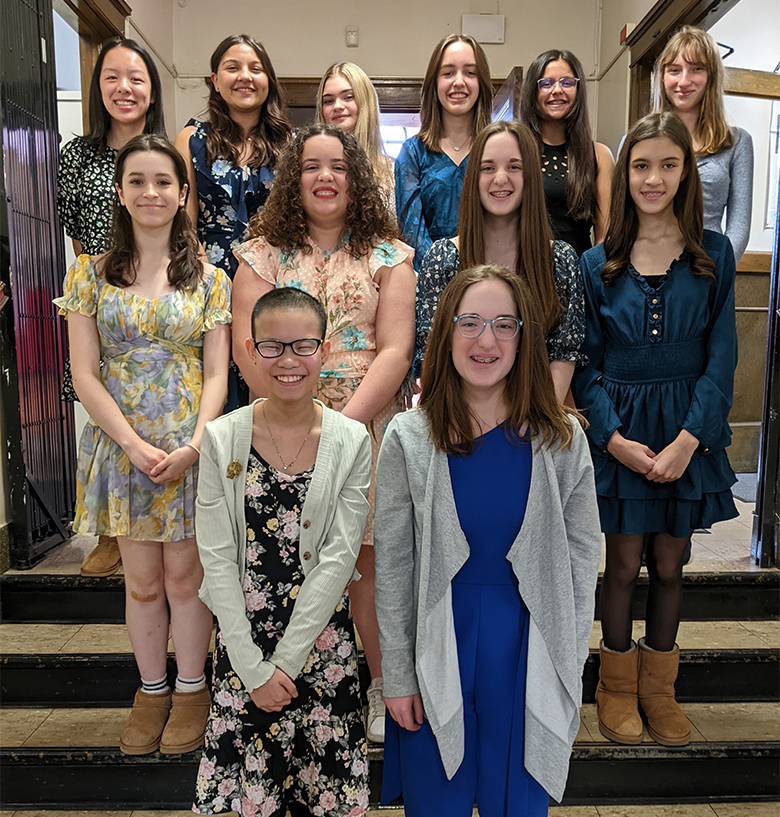 eighth grade girls | St. Robert Bellarmine